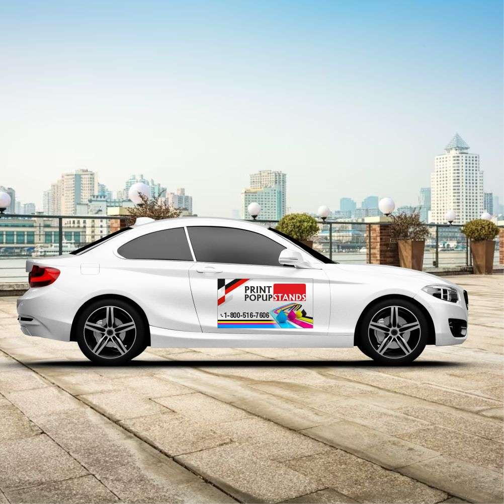 Custom Car Magnets Car Magnet Advertising Print Popup Stands
